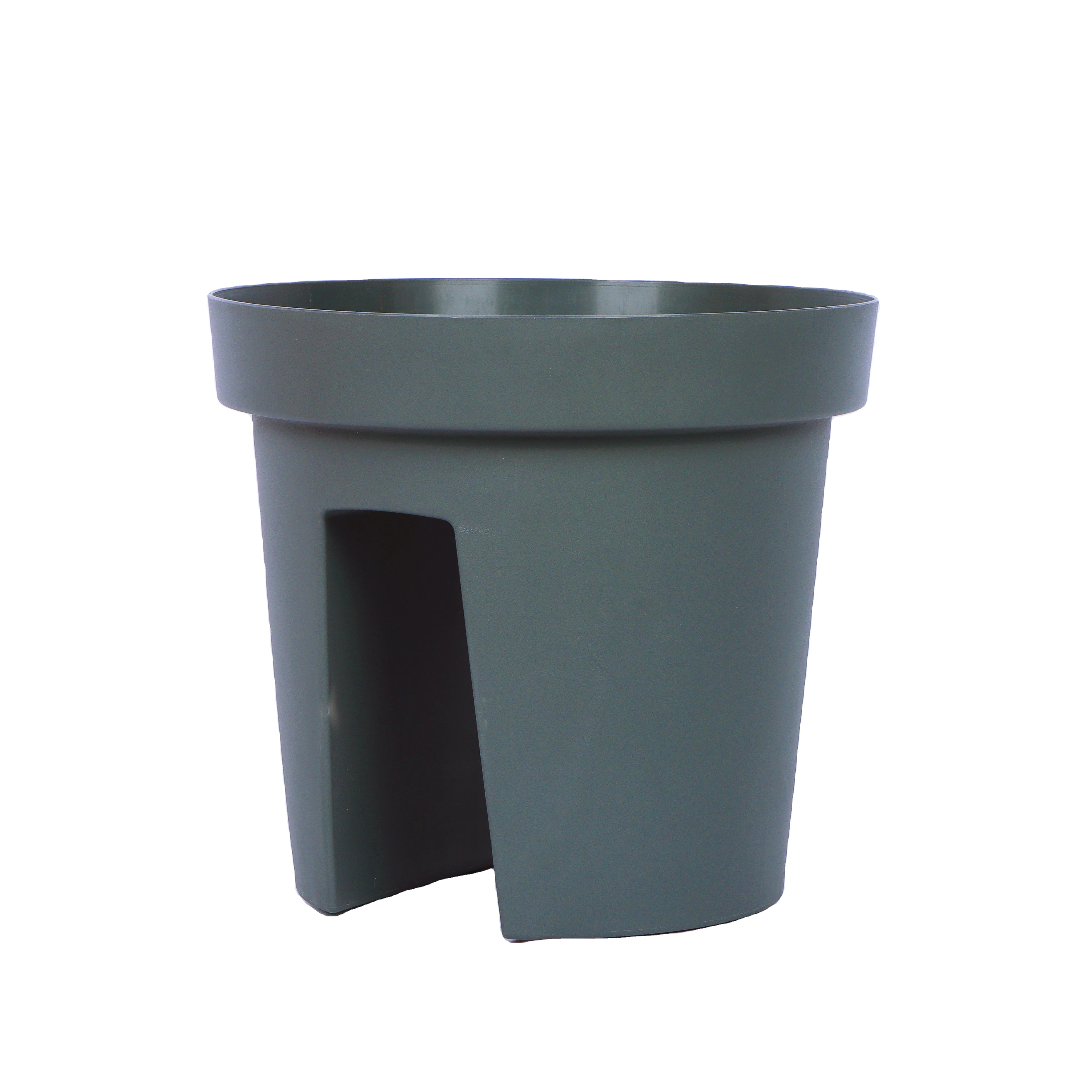 Plastic Garden Porch Balcony Railing Flower Planter Pot For Railing ...