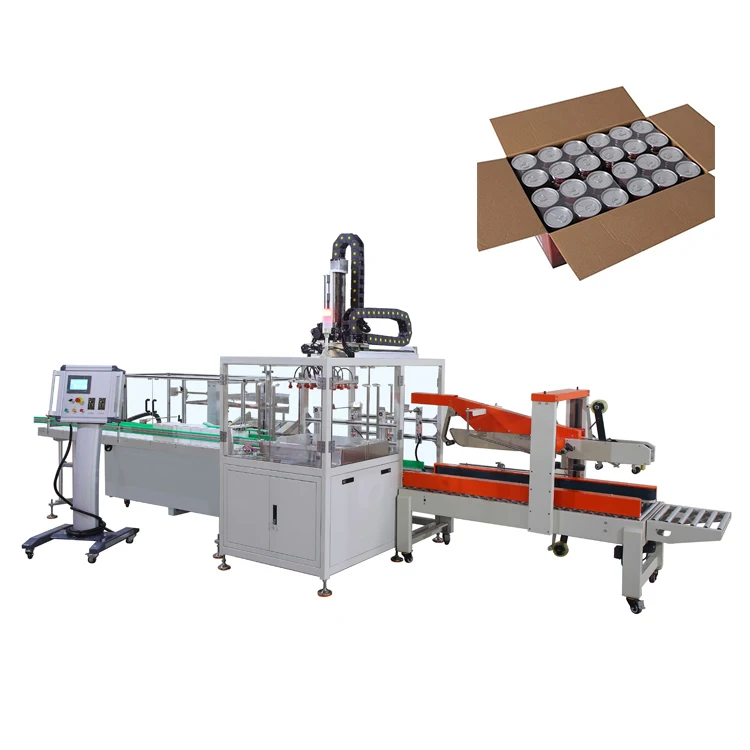 Automatic Horizontal Case Packer Corrugated Box Packing Automatic ...