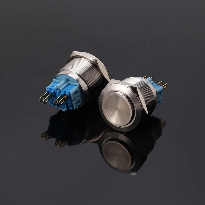 Cmp High Quality Momentary Waterproof Metal 25mm Push Button Switch - Buy 25mm Push Button ...