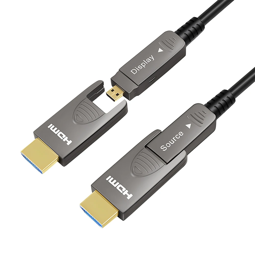 HDMI Male to HDMI Male 4K 60Hz Active AOC HDMI Fiber Optical Cable Type ...