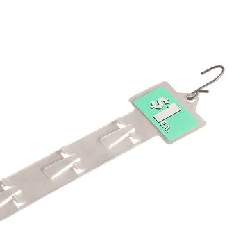 12 Hook Retail Hanging Display Plastic Pp Merchandising Clip Strip ...