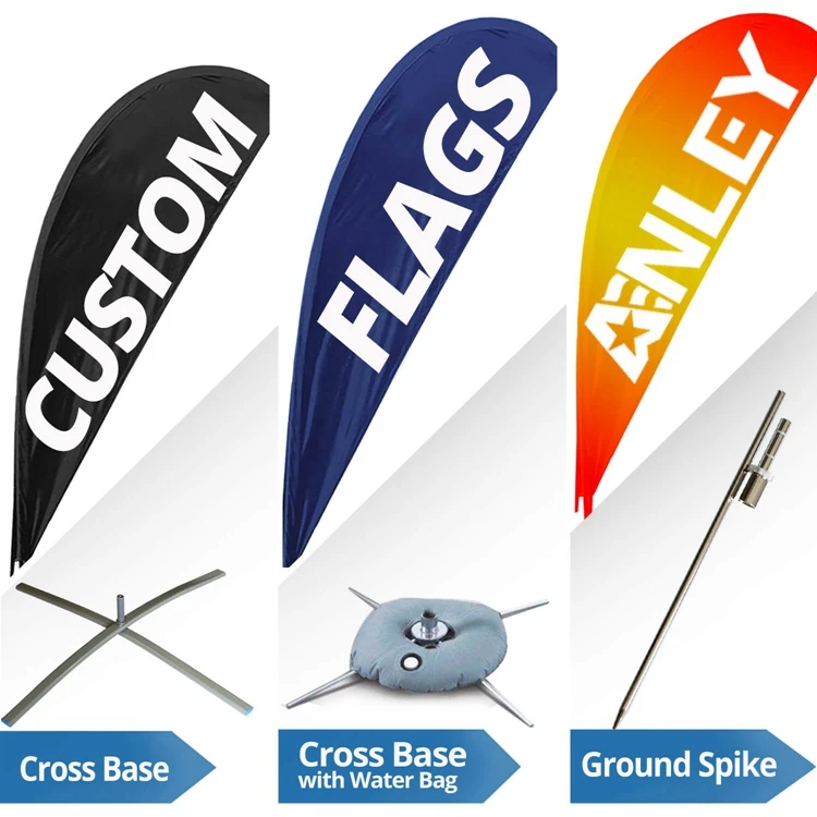 Mini Beach Flag Custom Design Logo Size Flying Advertising Banner Wall ...