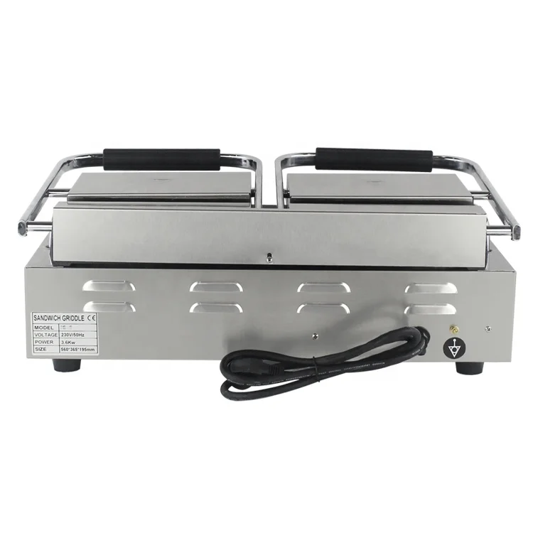 Professional Double Plate Grill Sandwich Maker - CHINZAO