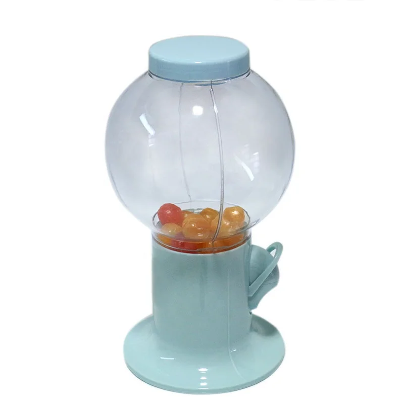 Food Grade Clear Plastic Mini Gumball Machine for Kids