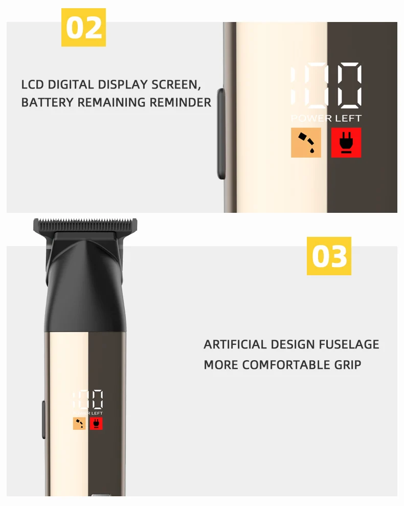 LILIPRO M3 Professional Hair Beard Trimmer Grooming Kit Barber Haircut ...