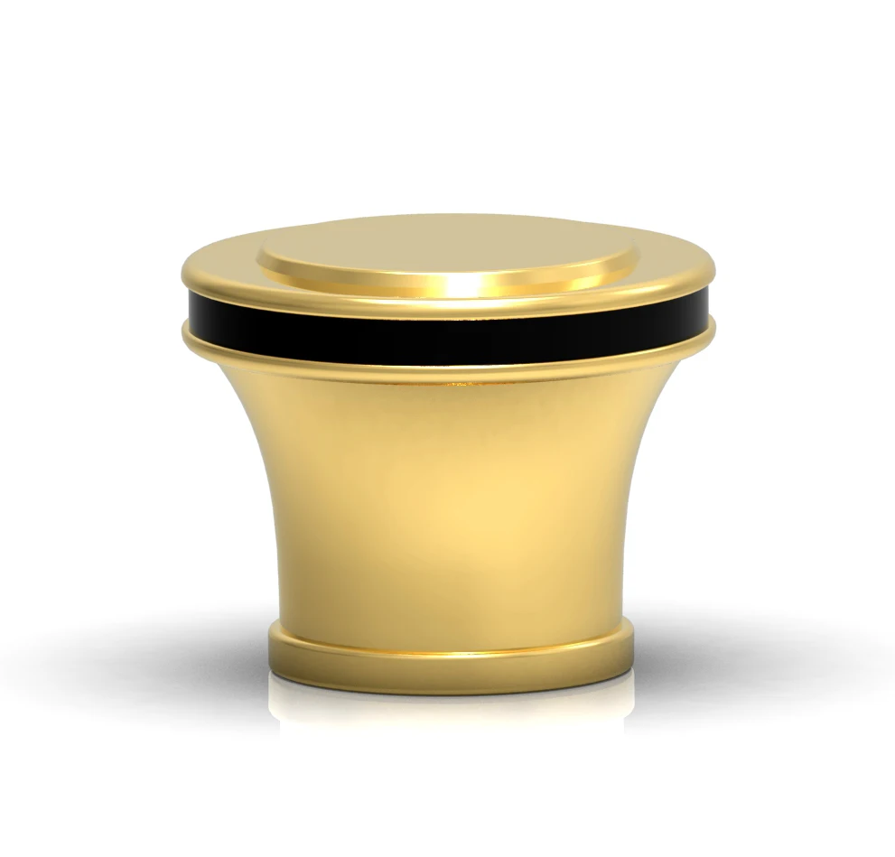 Luxury Zamac Perfume Cap From Manufacturer Round Lid For Fea15mm Glass ...