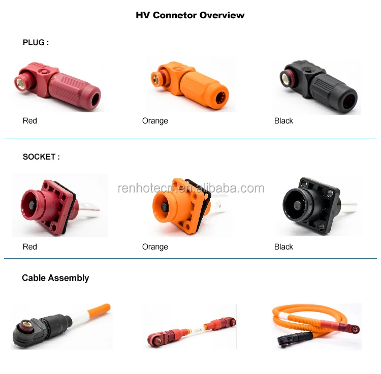 250A 300A 350A 250 300 350 Amp Energy Storage High Current Male Plug ...