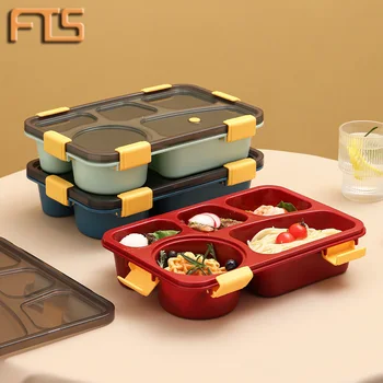Fts Bento Box Reusable Lunch-box Wholesale 5 Compartment New Design Pp ...