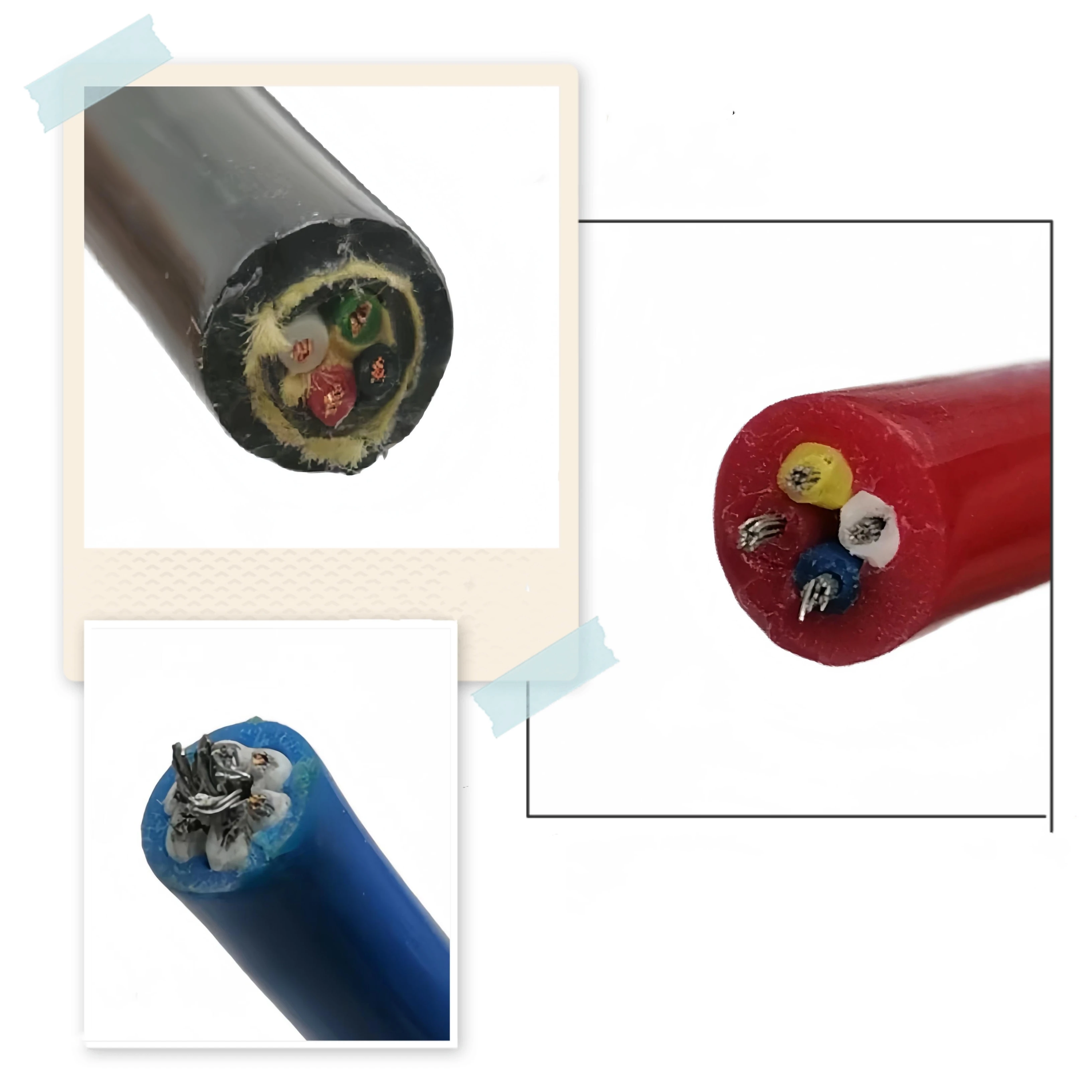 Support Oem 4 Cores Geological Exploration Wire And Cables With ...