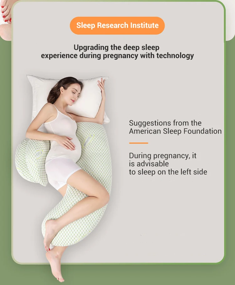 Detachable U Shaped Maternity Pillows - Side Sleeping Support