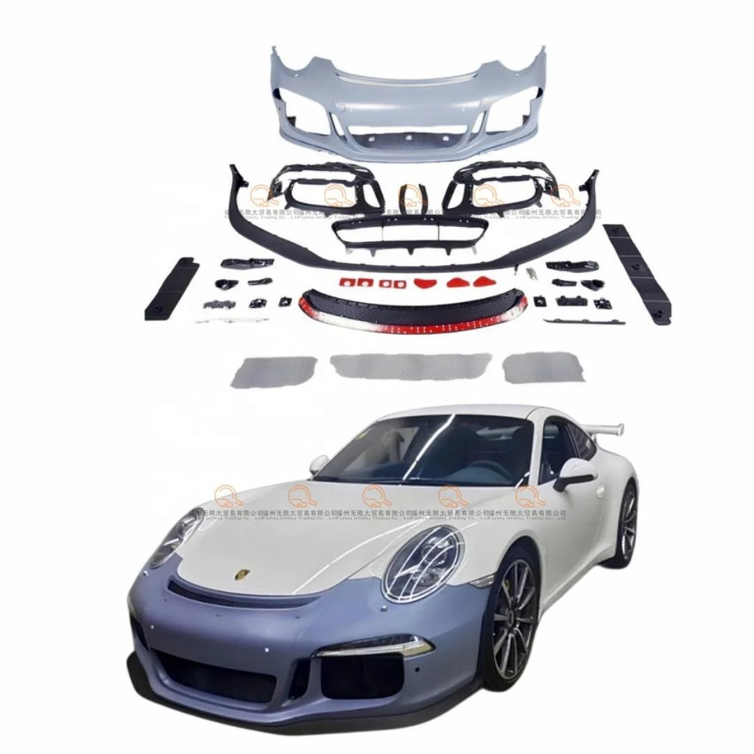 Upgrade Gt3 Front Bumper Body Kits Facelift Designed For Porsche 911 ...