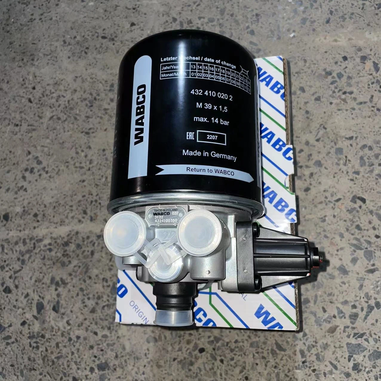 Original Wabco Single Chamber Air Dryer 4324100350 4324100230kamaz 5490 ...