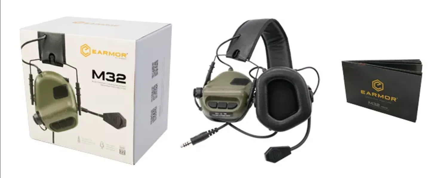 Opsmen Earmor M32h Tactical Headset Earphone Adapter Helmet Holder For ...