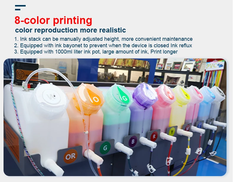 Fcolor i3200 DTF Printer with 4 Heads Fast Speed Roll to Roll 60cm for ...