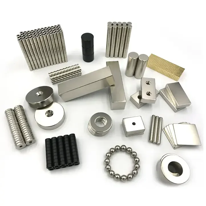 Customized Size Magnetic Materials Screw Magnet Round Square Block Disc ...