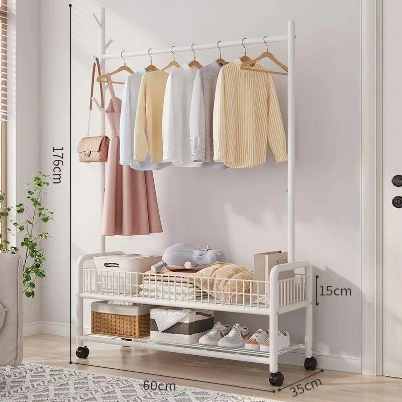 Simple Clothes Hanger Floor Coat Rack - Multi-functional
