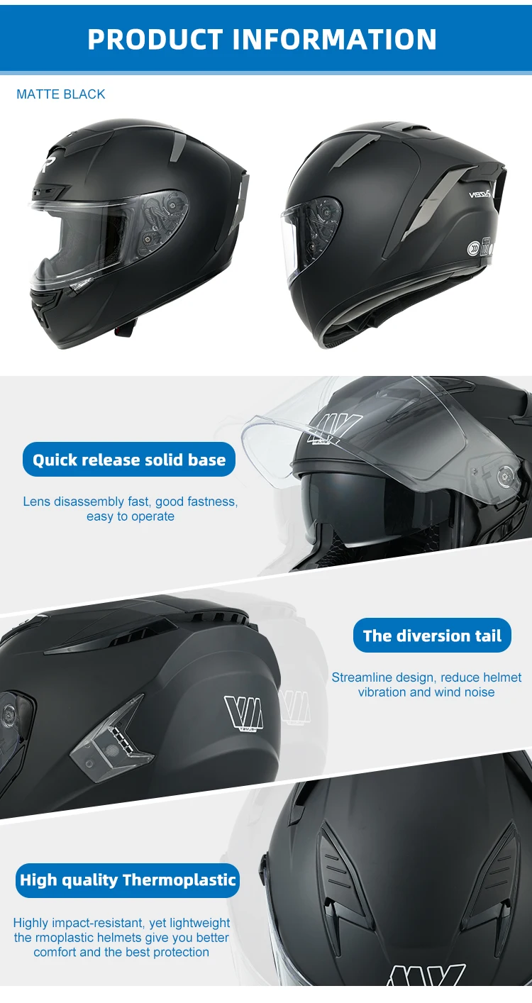 High Quality White Black Gray Fullface Comfortable Motocross Motorbike ...