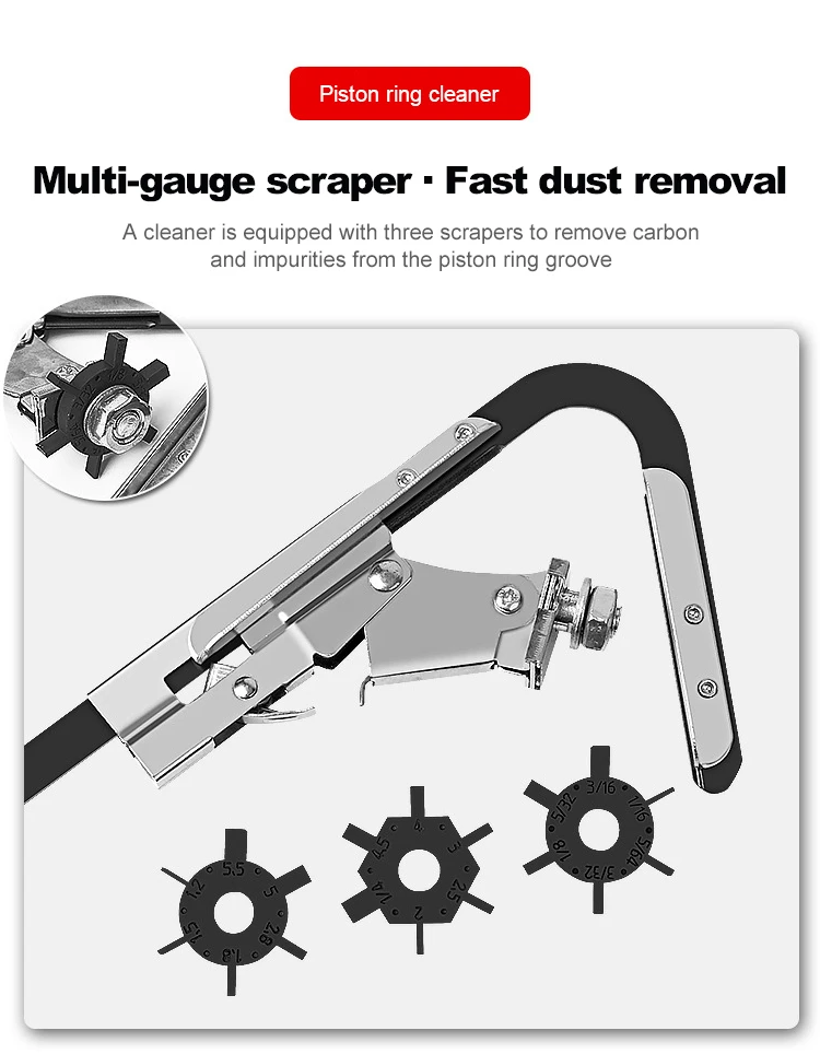 Piston Ring Compressor Service Tool Set Piston Ring Pliers Car Engine ...