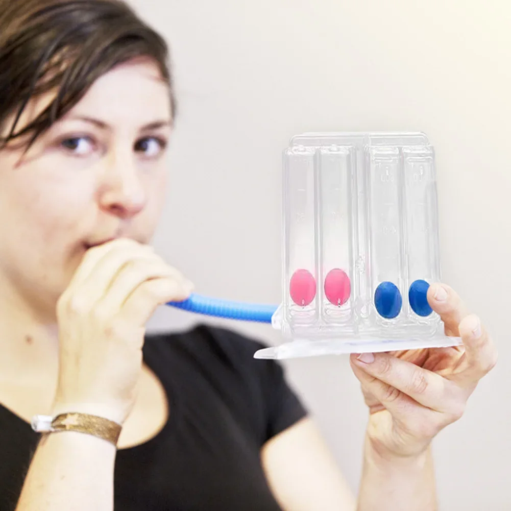 4 Balls Lung Deep Breathing Trainer Boost Lung Capacity Natural Lung ...