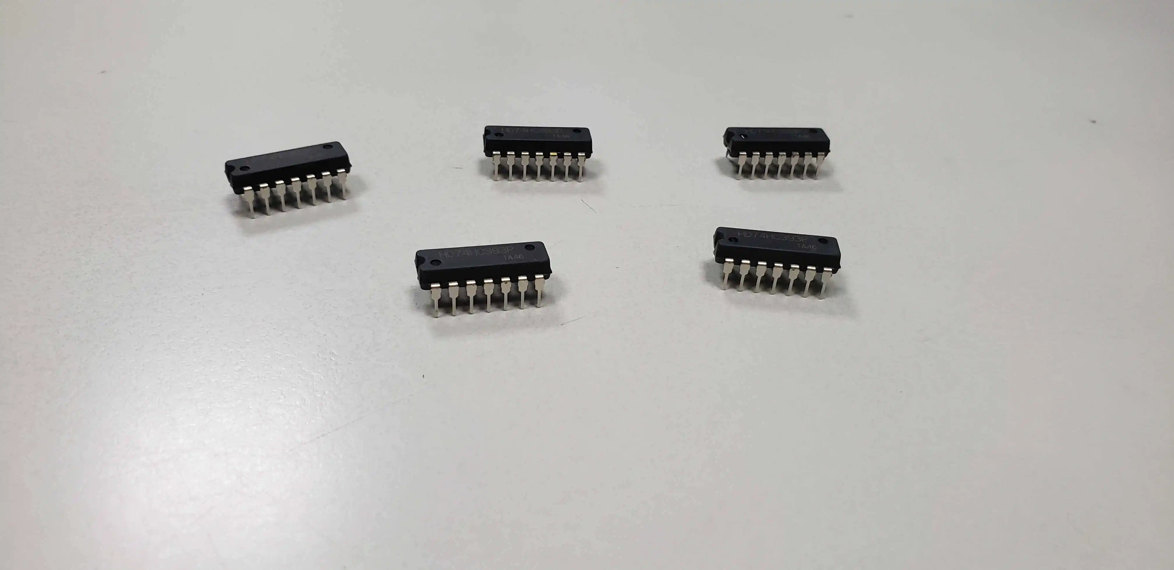 Hd74hc393p Dual 4-bit Binary Resettable Counter High Speed Cmos Dip-14 ...