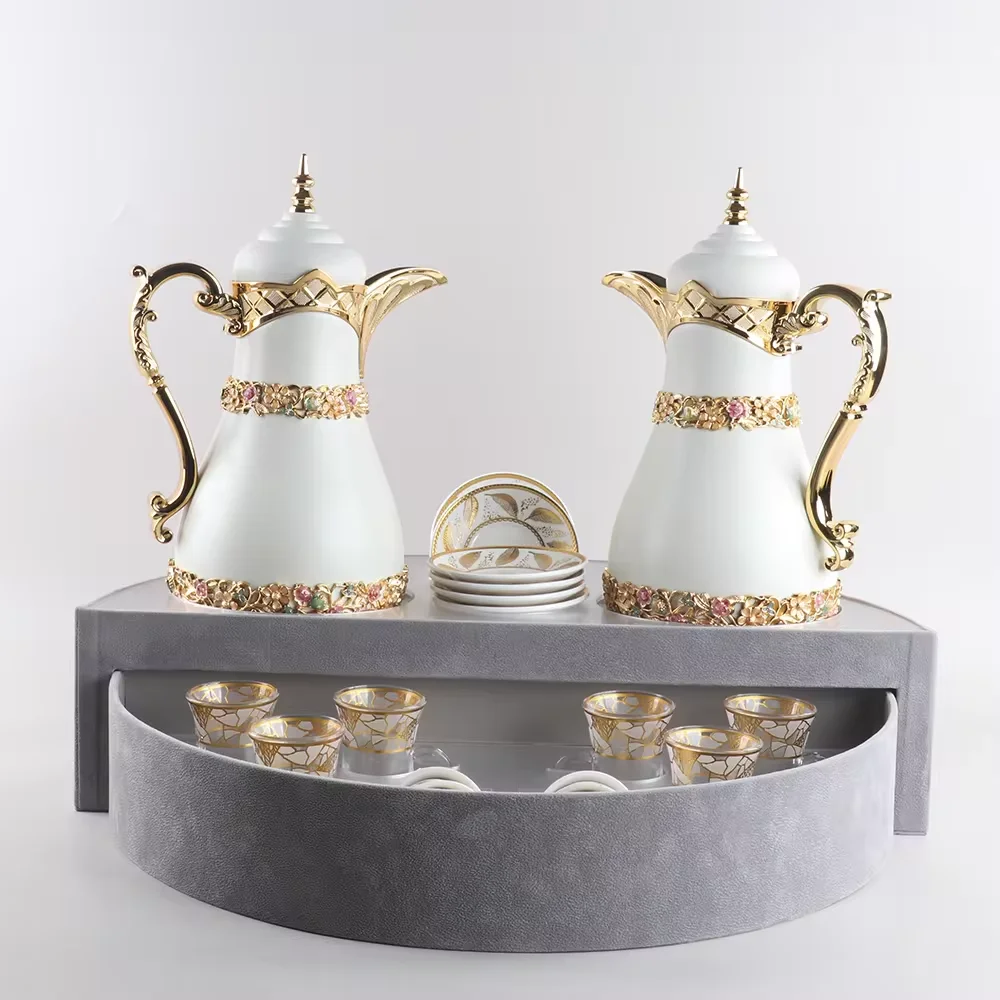 Arabic Style Dallah New Design Vacuum Flask Coffee Pot Set 1000ml ...