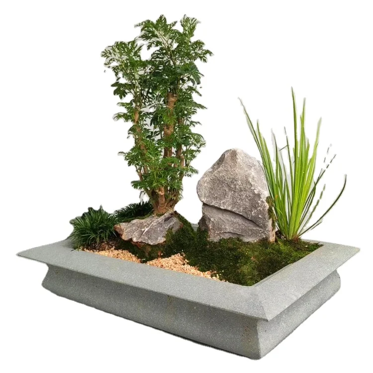 Wholesale Garden Natural Bluestone Chinese Tea Table Creative Bonsai ...