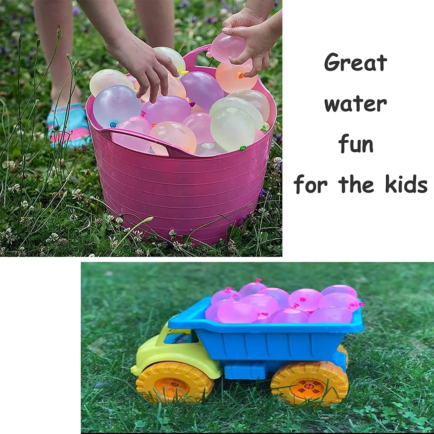 Custom Printed Quick Fill Latex Rubber Inflatable Water Balloons