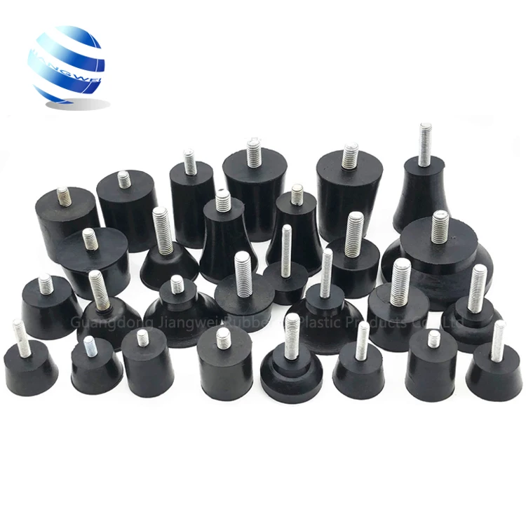 Adjustable Damping Anti Vibration Metal Rubber Round Shock Absorber ...