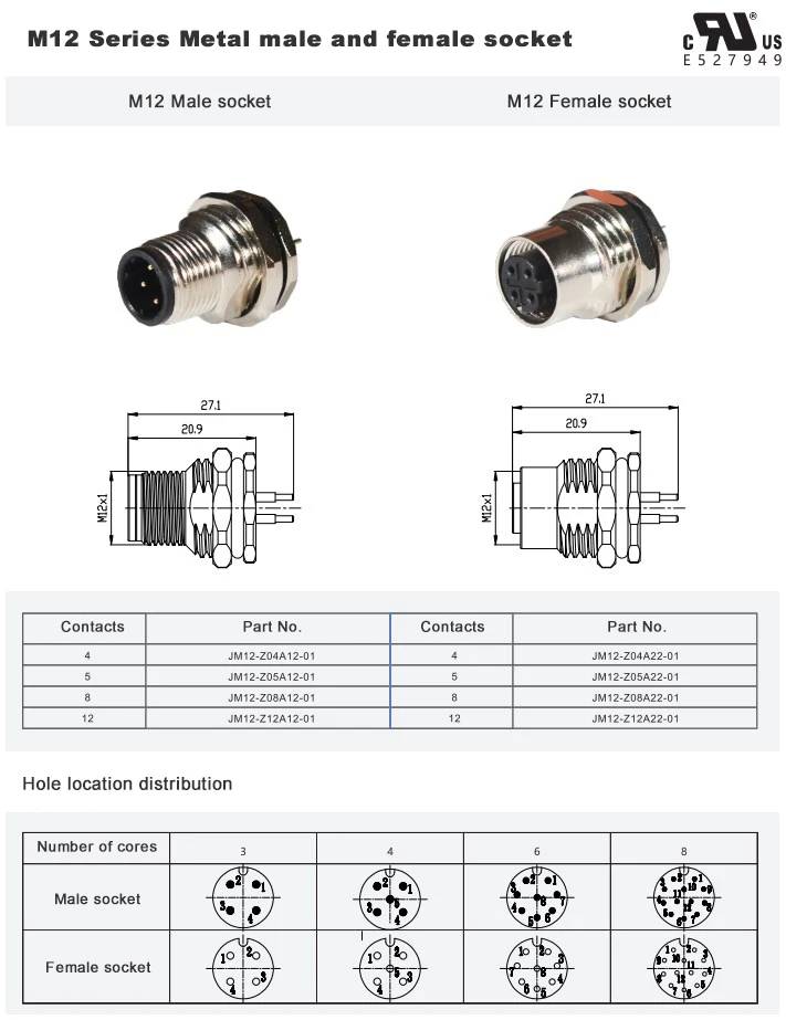 M12 Sensor Connector 4 Pin M5 M8 M12 M23 Connector Led Waterproof M12 Connector - Buy M12 Sensor ...