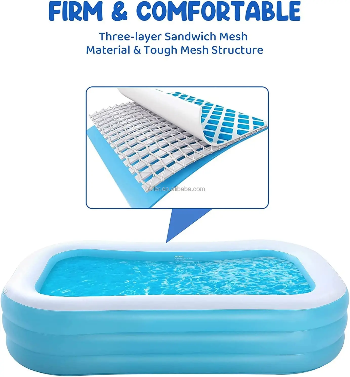 High Quality Outdoor Air Swim Pool Inflatable Above Ground Swimming ...