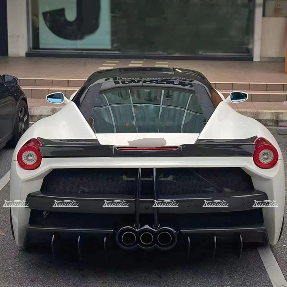 High Quality Carbon Fiber Rear Spoiler Wing Carbon Spoiler Trunk Wing ...