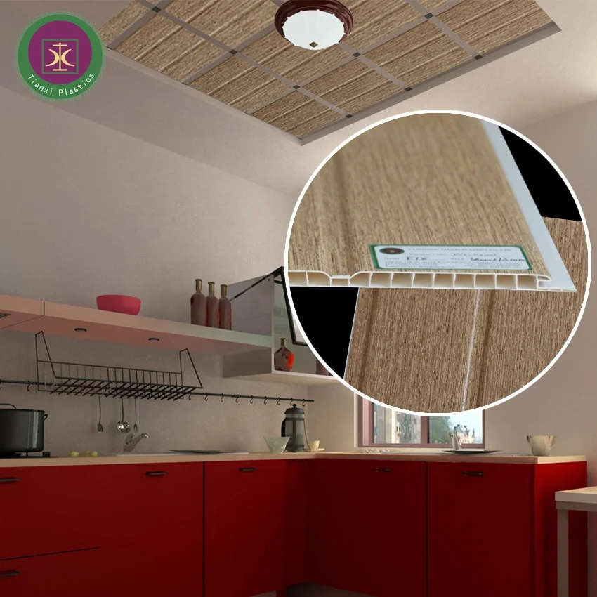 Building Materials Ceiling Tiles Interior Decoration Laminated Pvc ...