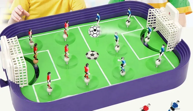 Indoor Funny Mini Hand Finger Sports Table Soccer Compete Foosball Game ...