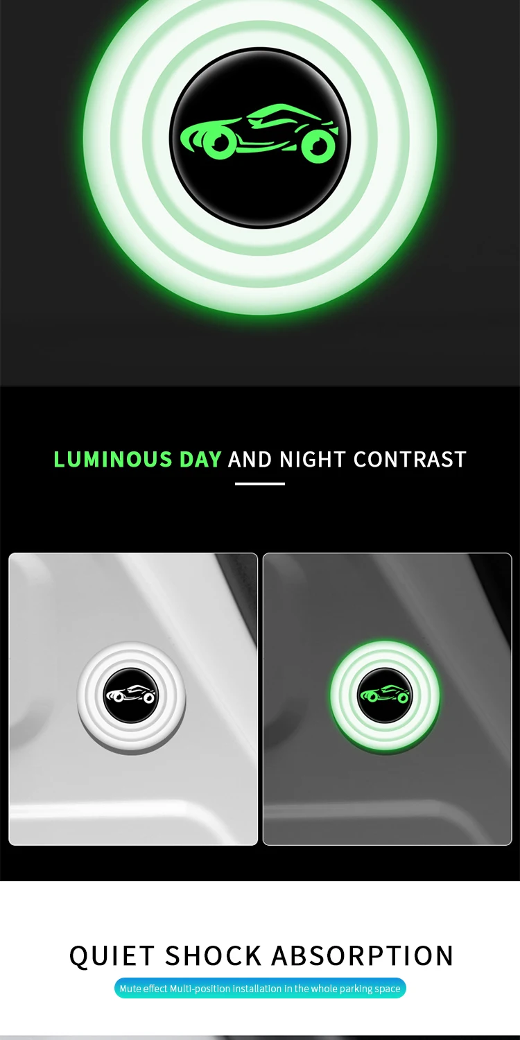 Shock Absorber Silicone Protection Sticker Universal Pad Car Door Shock ...