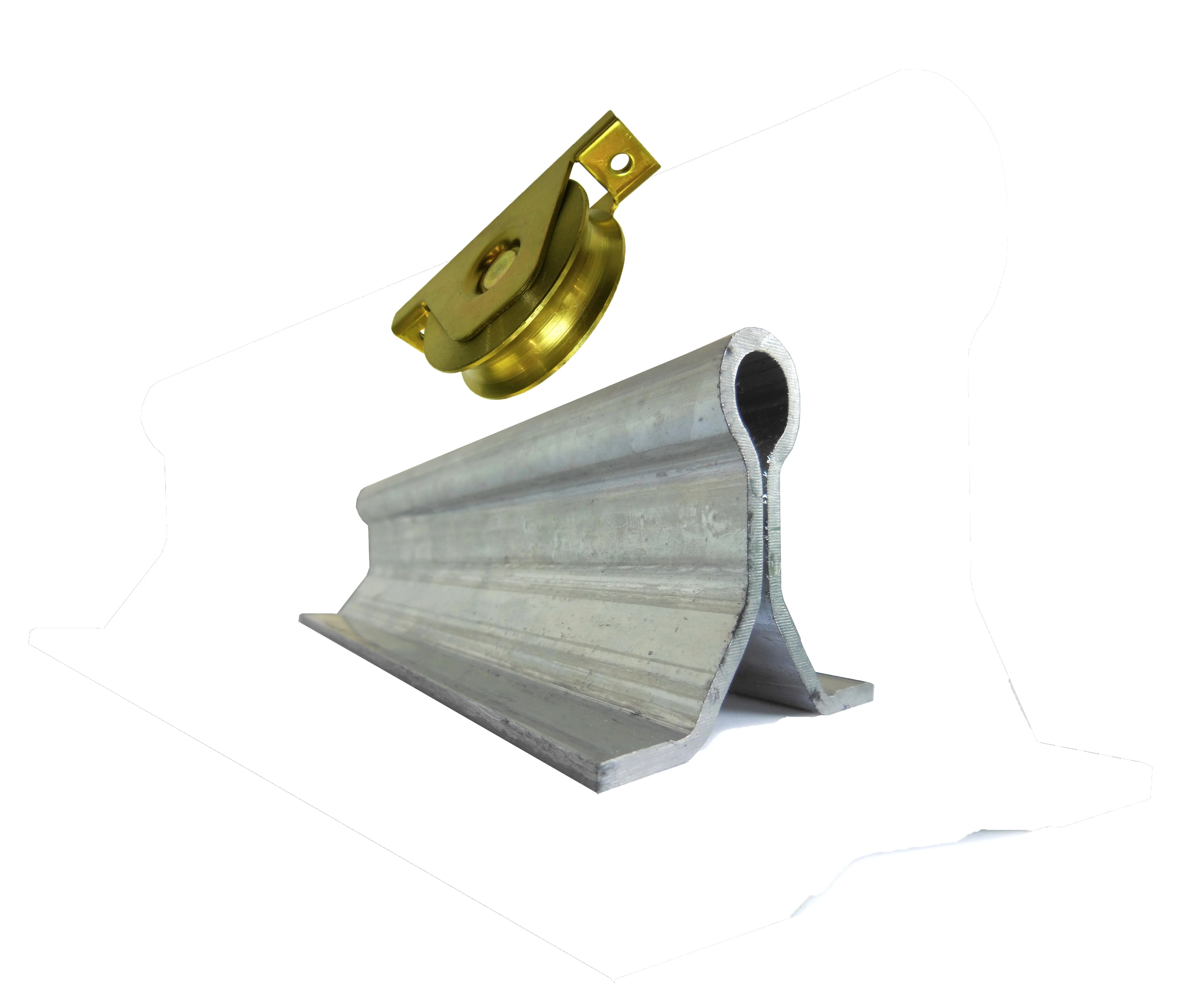 aluminum sliding driveway rail track electric retractable gate rollers ...