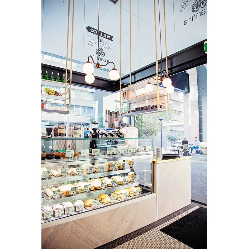 LUX Customized Coffee Shop Interior Set, Cafe Store Display Furniture ...