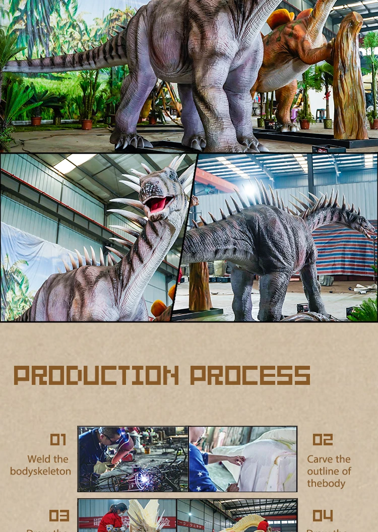 Amargasaurus Animatronic Model Dinosaurios Life Size Animatronic ...
