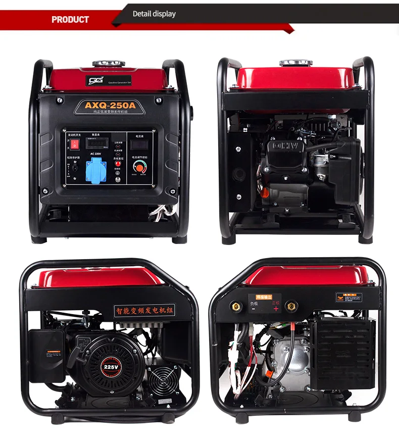 100a 120a 150a 160a 200a 250a Portable Welding Power 4.5kw Gasoline ...