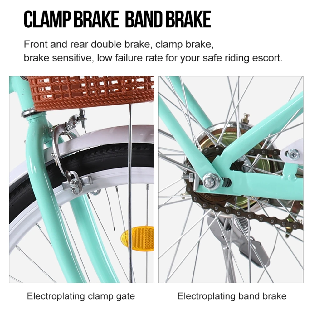 City Lady Retro Women Classic Female Bike Adult Road Mtb Velo Pour ...