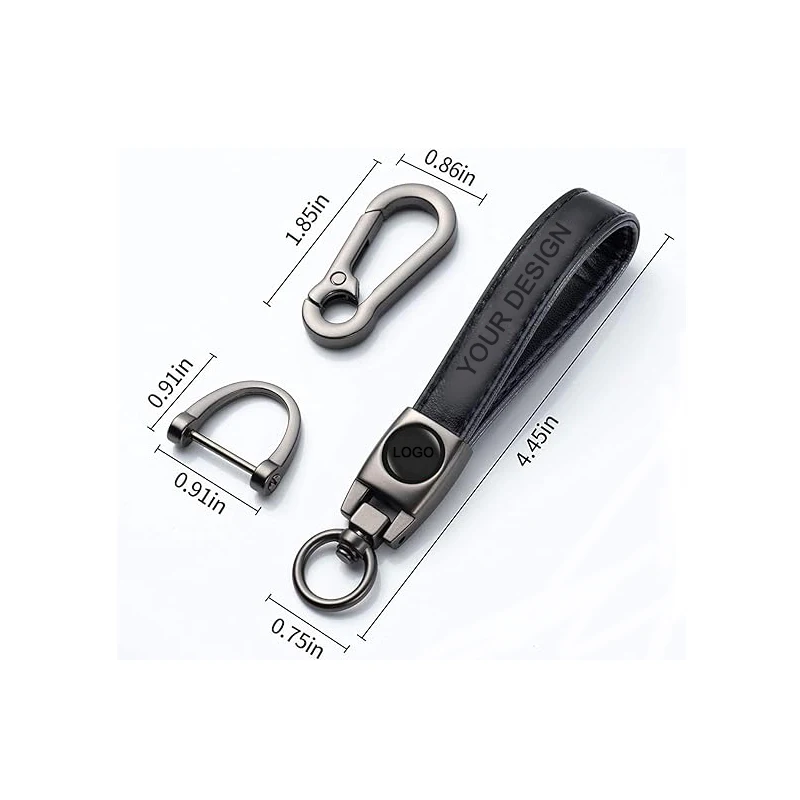High Quality Leather Custom Keychains With Logo Braided Sublimation ...
