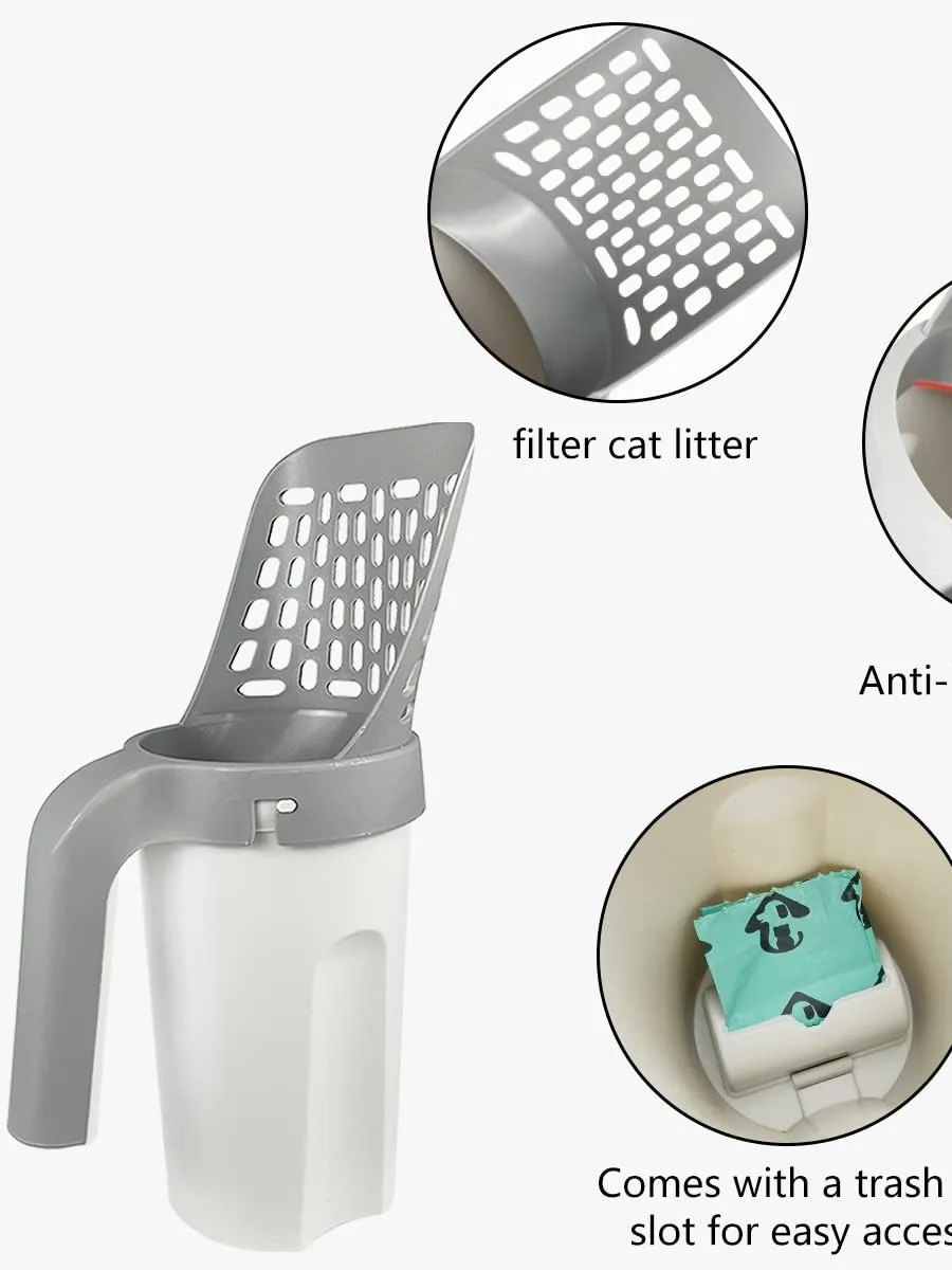 Portable Cat Litter Sifter Scoop Pet Poop Cleaning Cat Litter Shovel ...