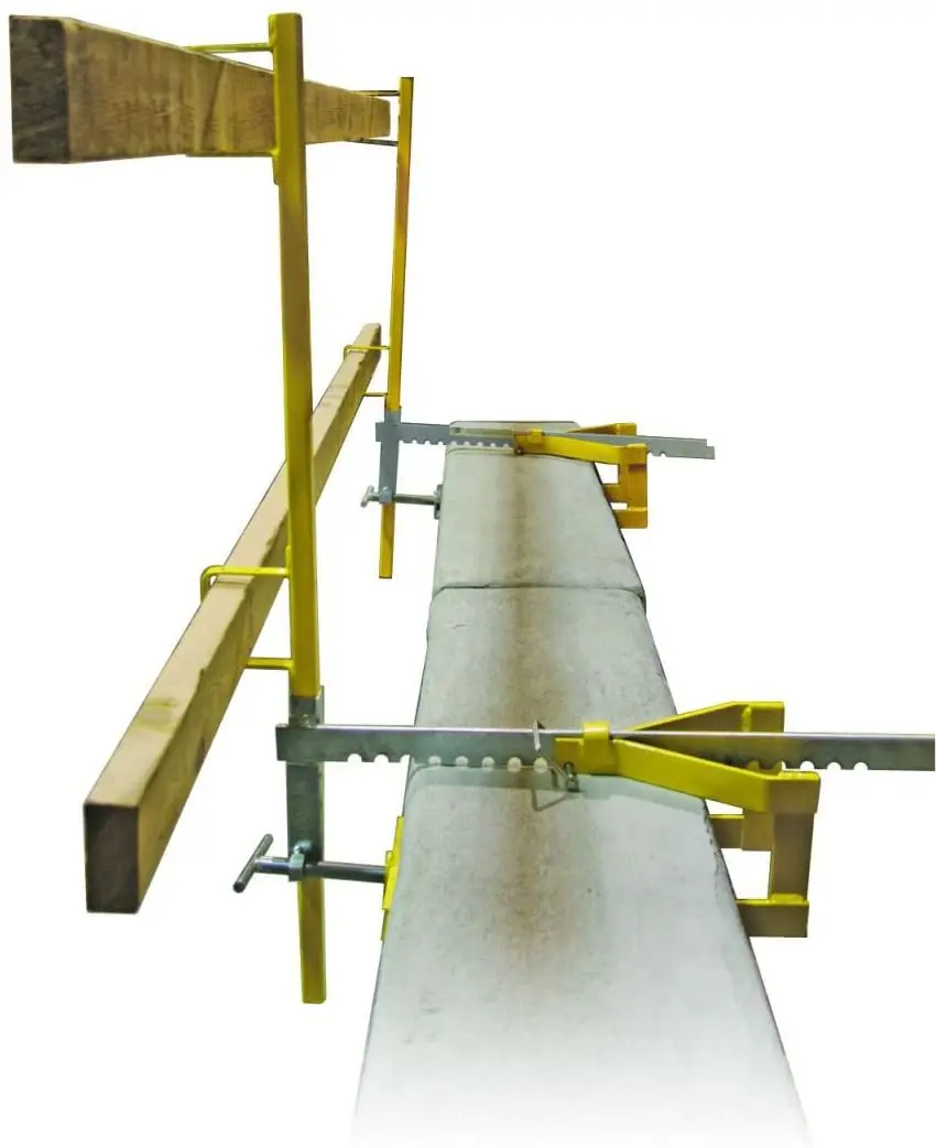Parapet Adalah - Temporary Guardrail Construction Fall Protection