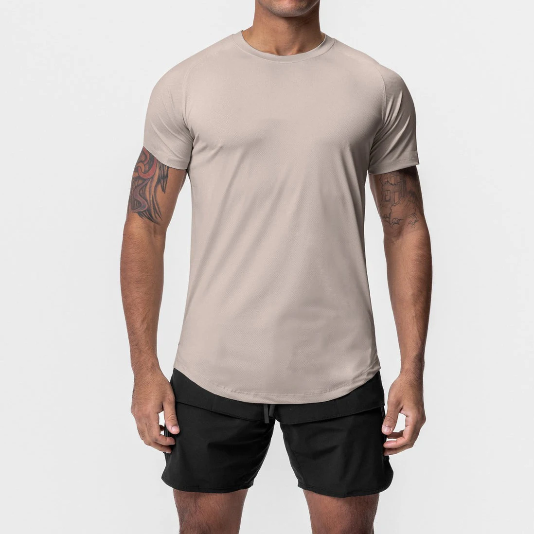 Polyester Mesh Quick Dry Fitness Workout Clothing Muscle T Shirt Pour ...