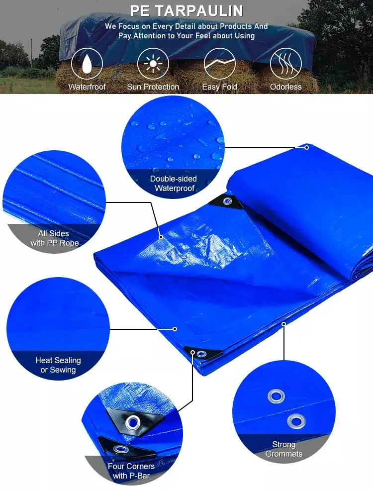 Hdpe Tarp Cover High Quality Factory Origin Uae Orange Sheet Pe Tarpaulin Fabric Pe Tarpaulin ...