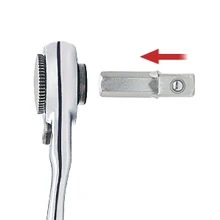 1/4 Inch Mini Ratchet Set Low Profile Offset Bit Set with 72-Tooth ...