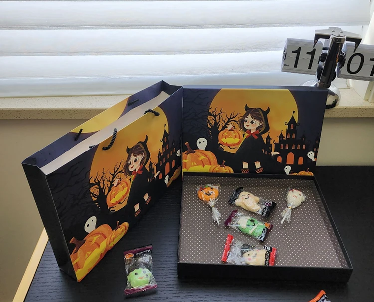 Halloween Luxury Gift Packaging Boxes Customization Halloween Candy Box ...