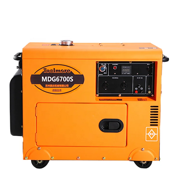 Factory Supply Portable Silent Diesel Generator 7kva Silent Diesel ...