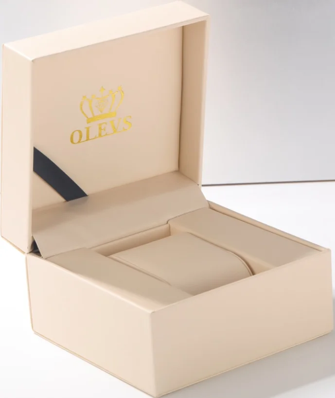 Custom Luxury Packing Watch Box - OLEVS Personalized Watch Box with ...
