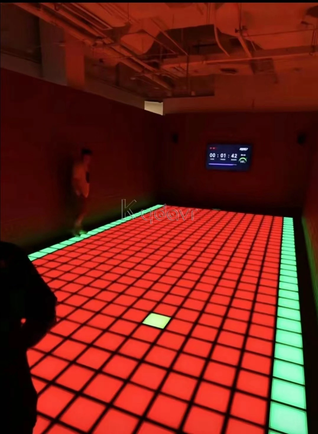 Escape Active Sensing Pixel Grid Game - Jump Grids LED Floor