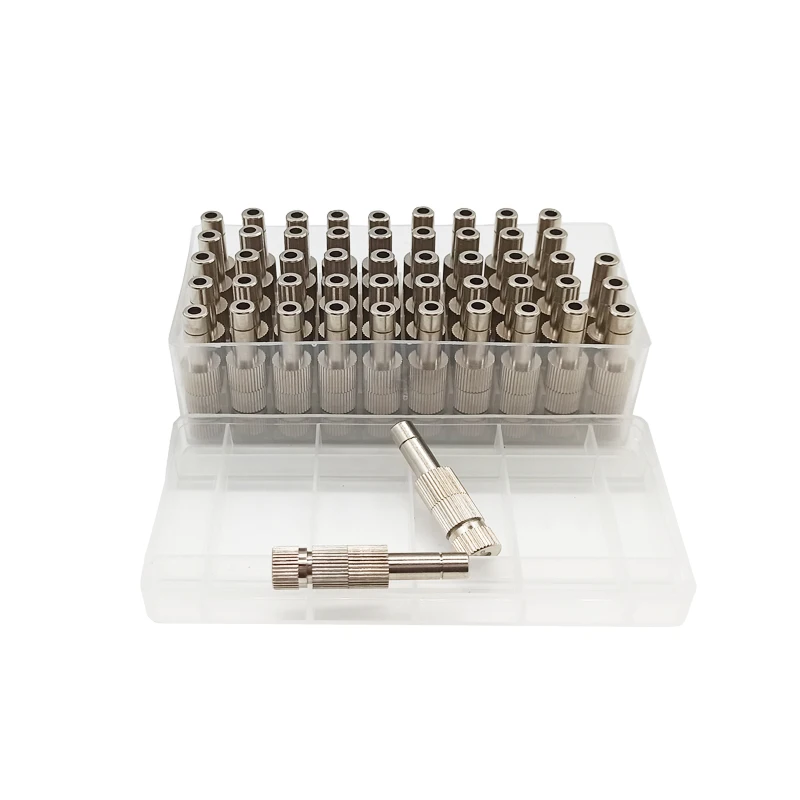 6mm Filter Misting Nozzle 0.1~0.8mm Low Pressure Quick Access Atomized ...